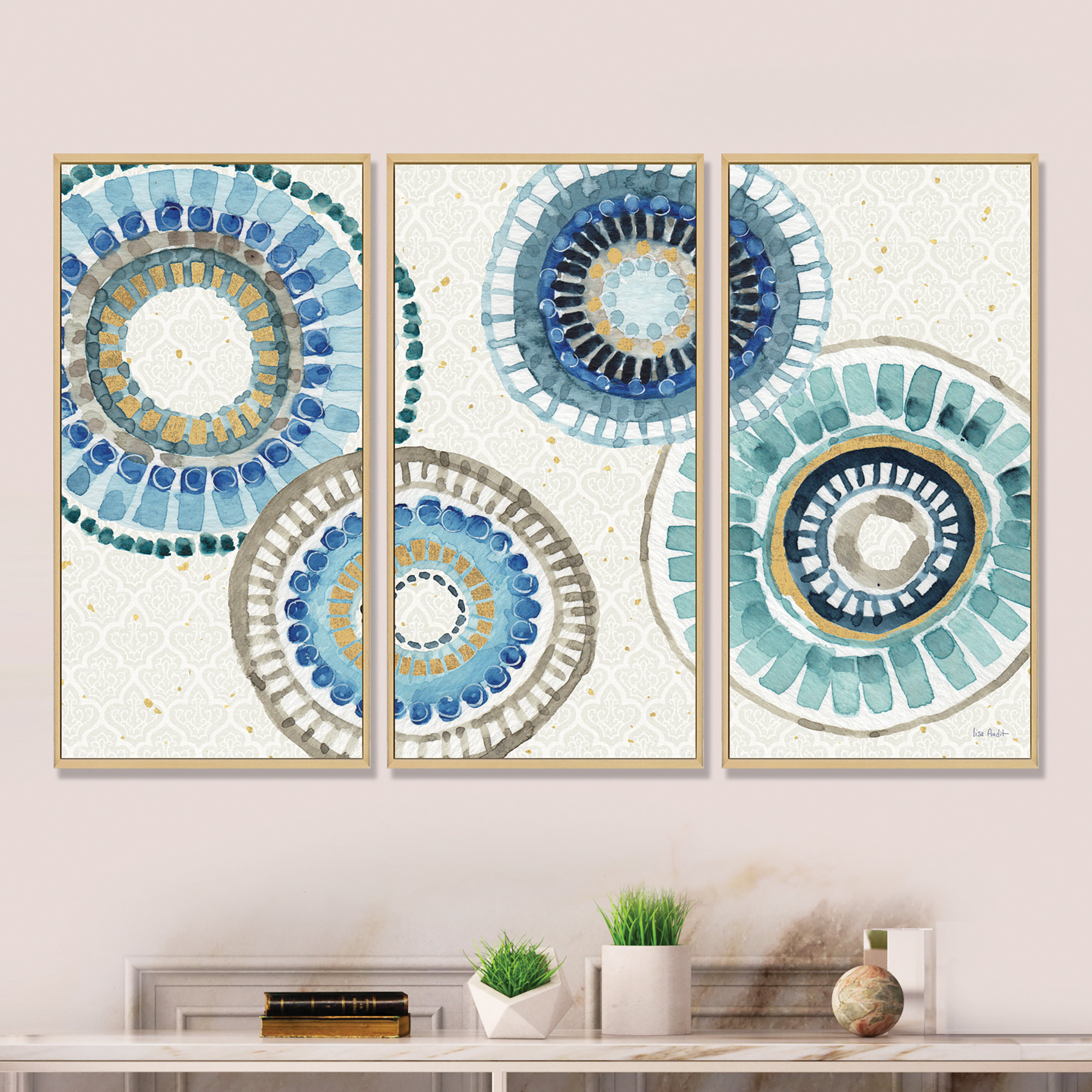 DesignArt " Modern Timetable II " 3 - Pieces | Wayfair