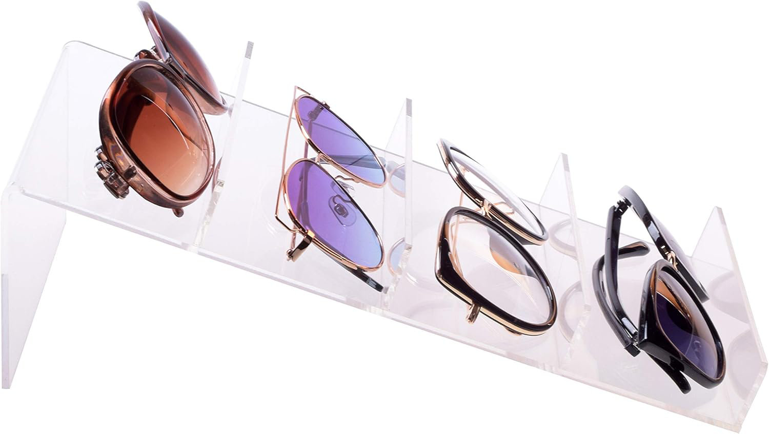 Rebrilliant Acrylic Slanted Eyewears Stand Holder Organizer | Wayfair