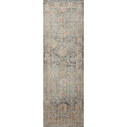 Jean Stoffer x Loloi Katherine Ocean / Coral Area Rug & Reviews | Wayfair