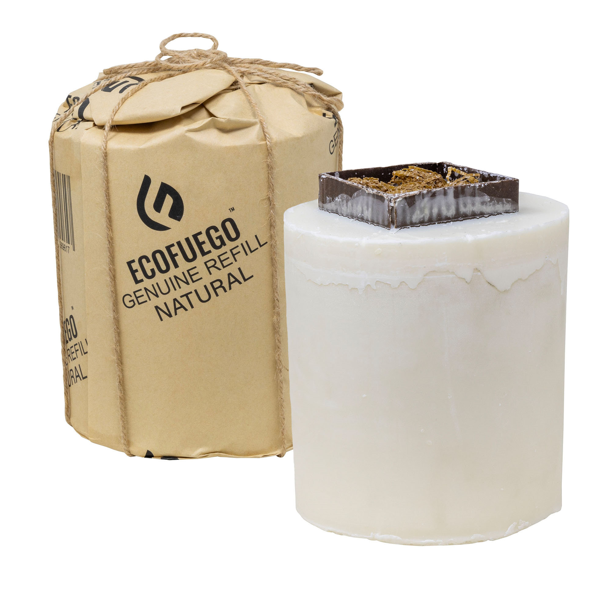 Eco Fuego El Fuego Vegetable Wax Fuel Refills, 8-Hour Burn, Pack of 2 ...