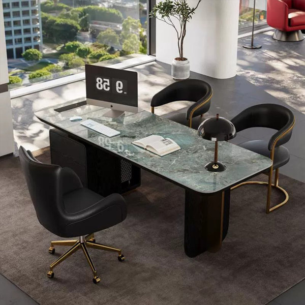 Marble Desks You'll Love | Wayfair