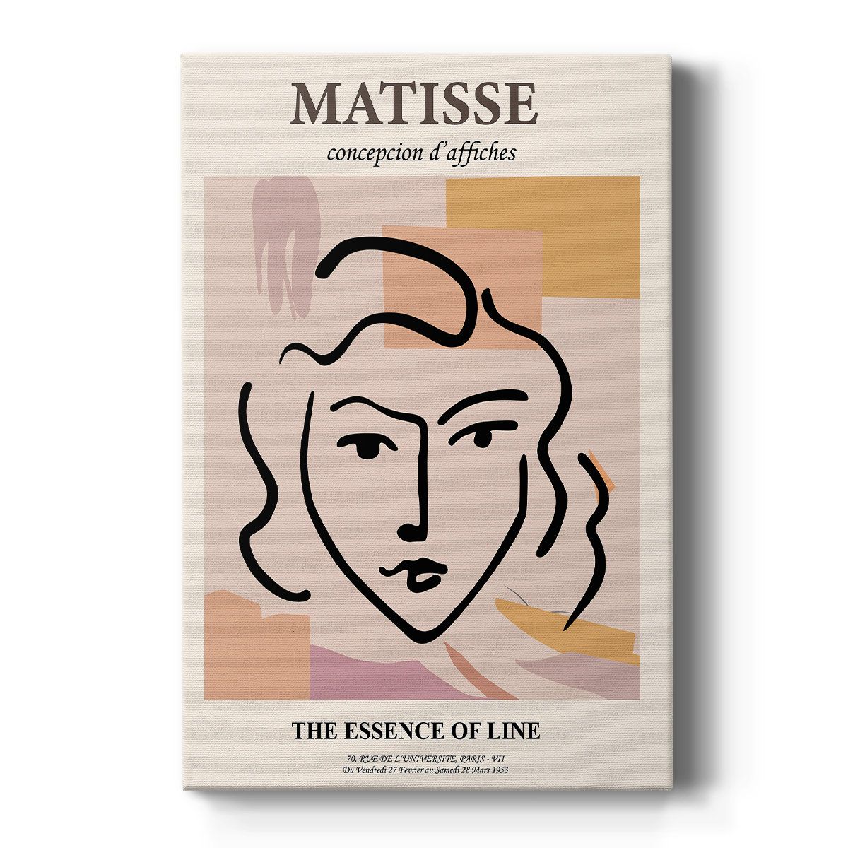 George Oliver Matisse LXII Framed Print -Custom Wrapped Gallery Cavas ...
