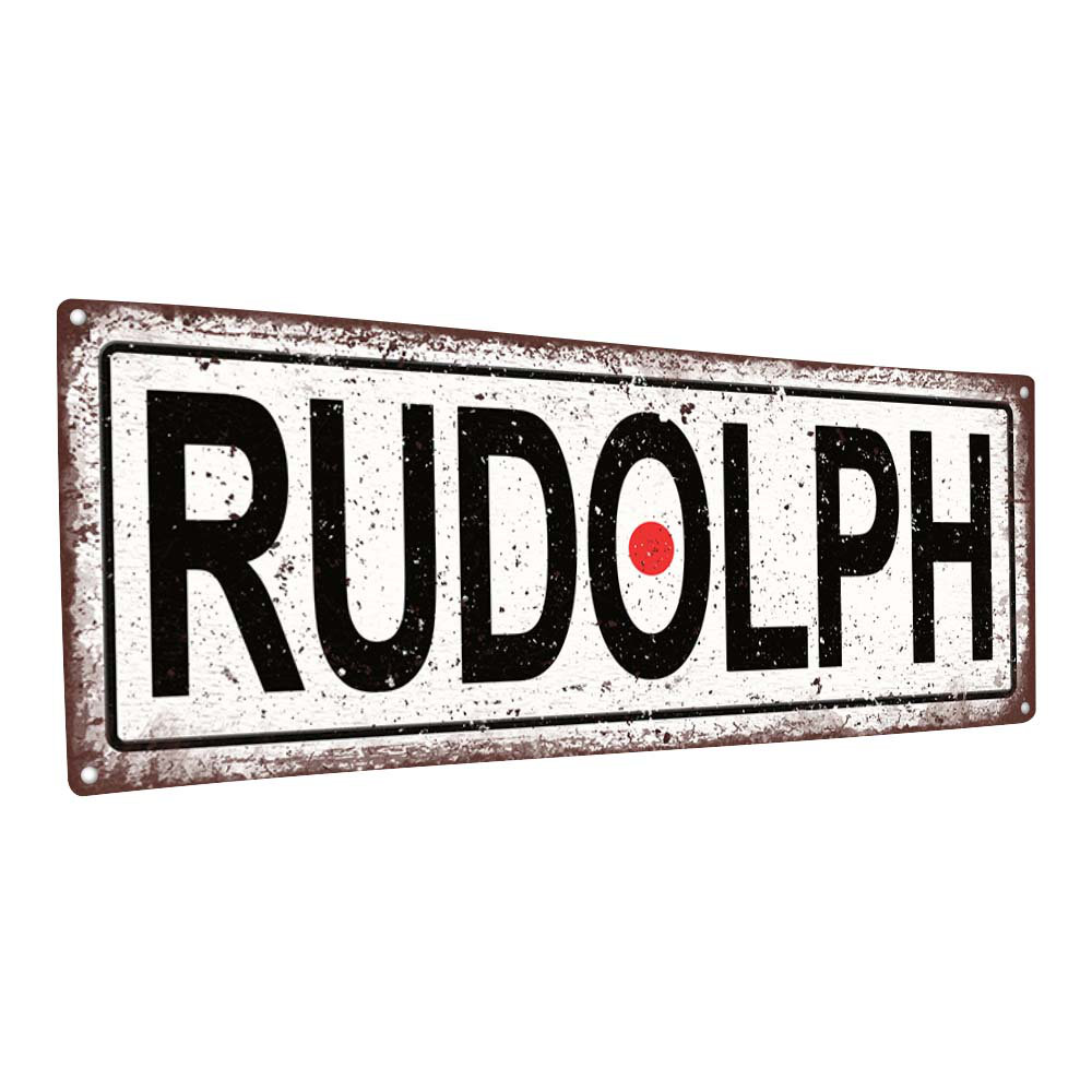 The Holiday Aisle® Rudolph Red Dot Christmas Metal Sign | Wayfair