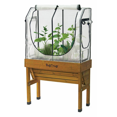 small circular greenhouse