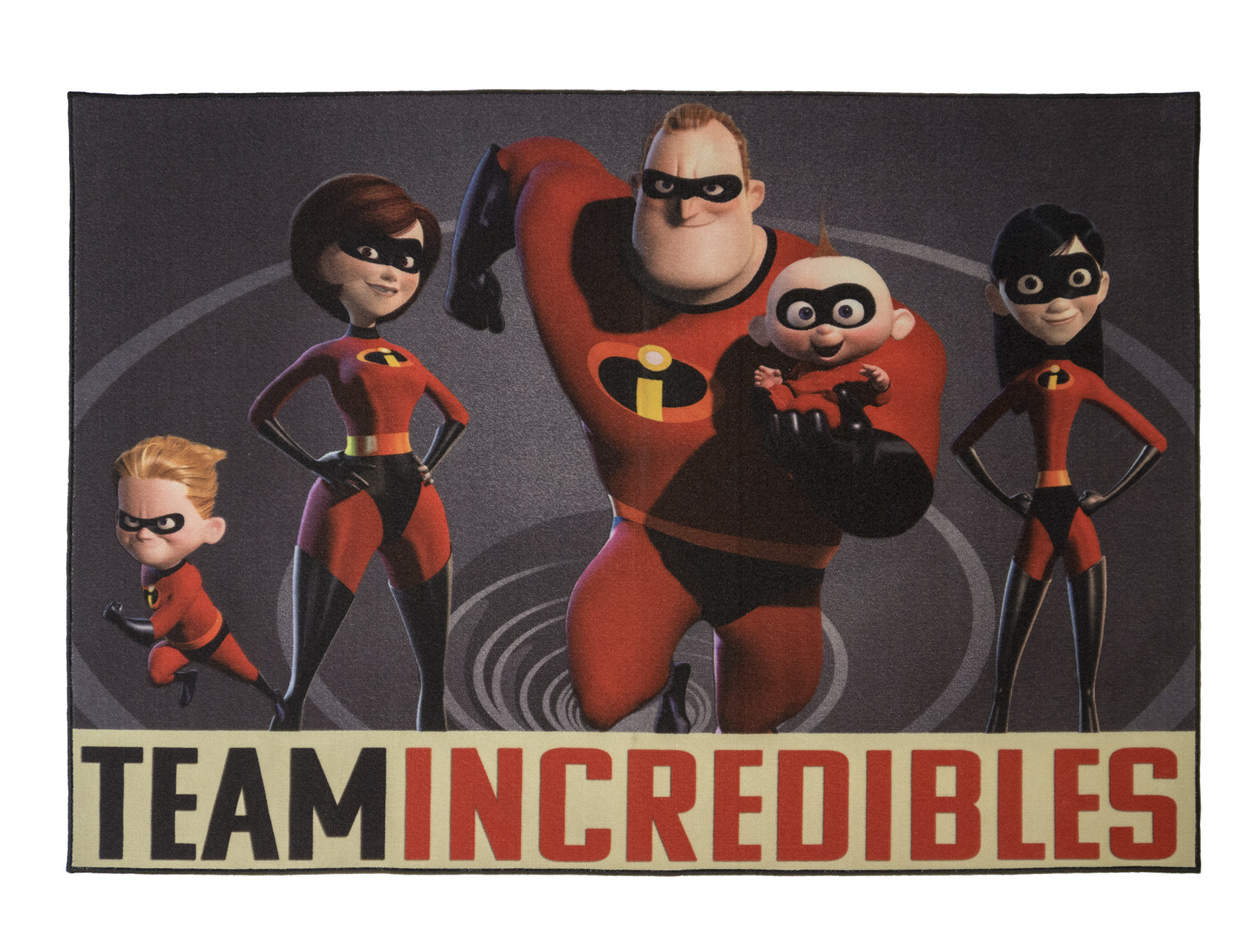 Kid's Company Licensed Disney Pixar Heros Youth Digital Printed Area ...