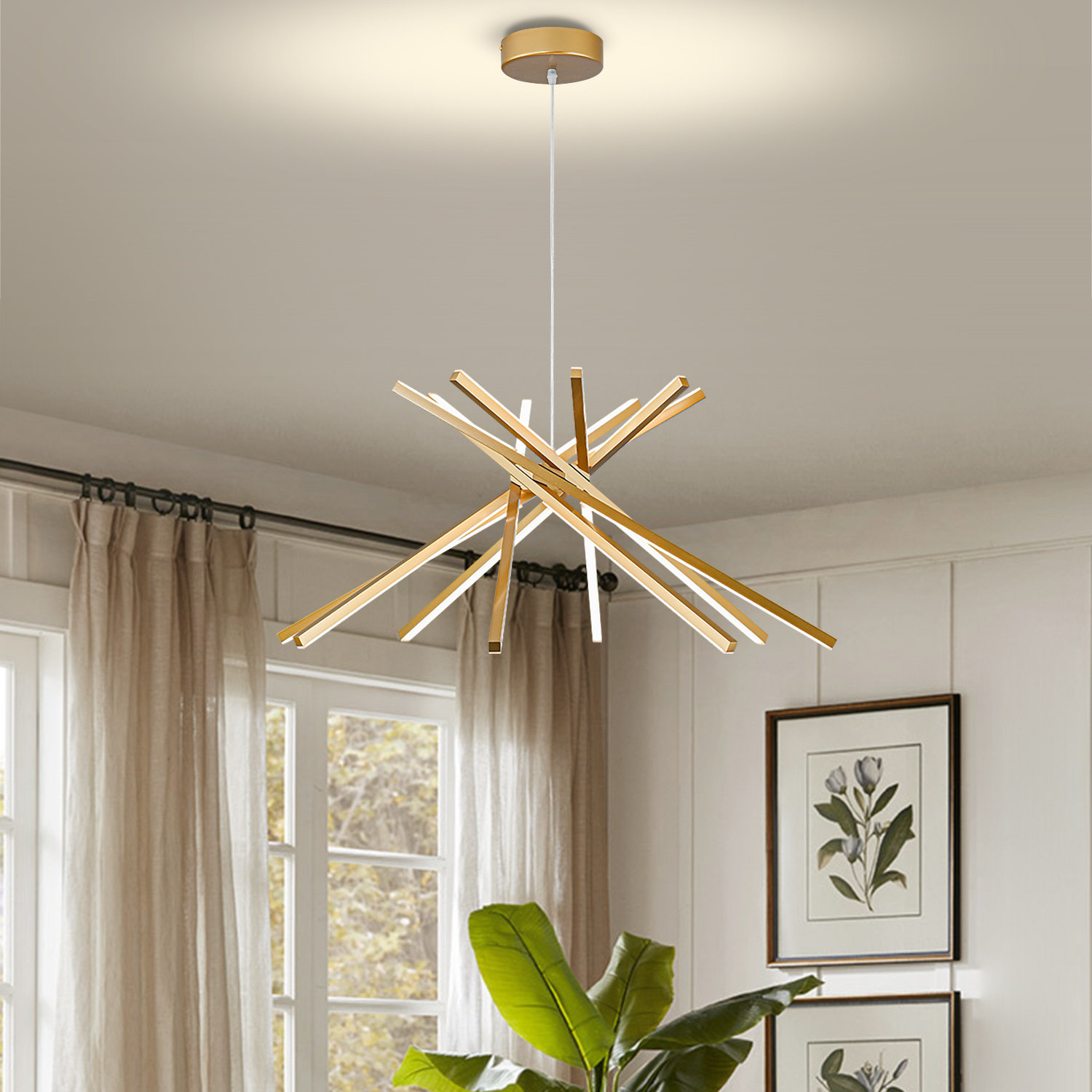 Wrought Studio™ Dimmable Chandeliers Dining Room Light Fixtures with ...