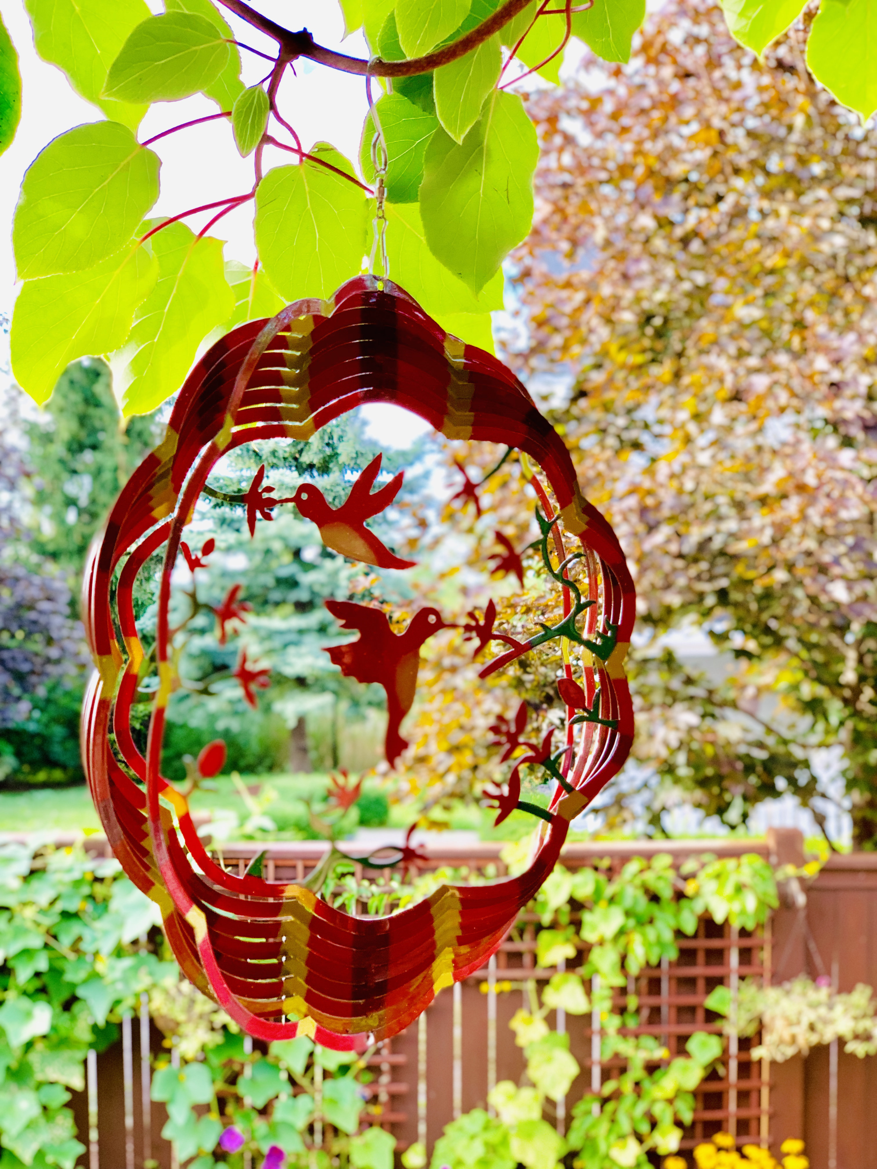 August Grove® Apodaca 3D Hanging Hummingbirds Rotator | Wayfair