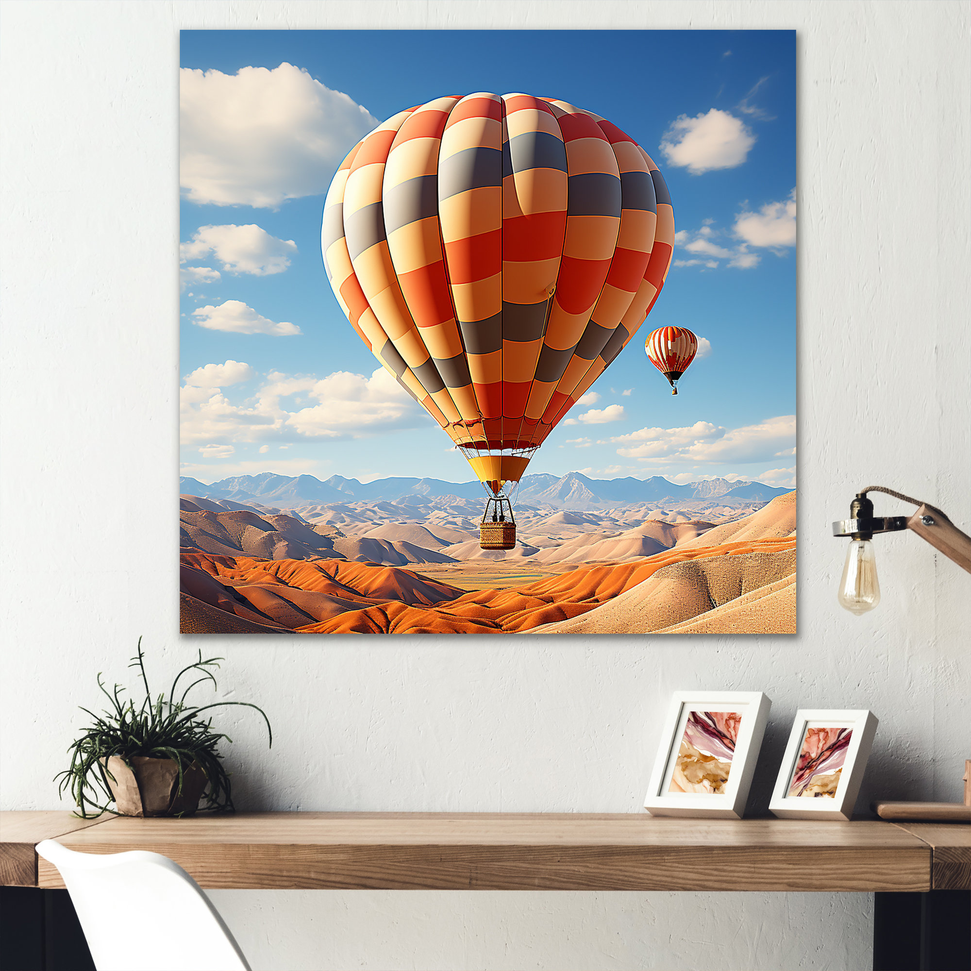 Millwood Pines Abstract Colorful Balloon Soaring - Print on Canvas ...