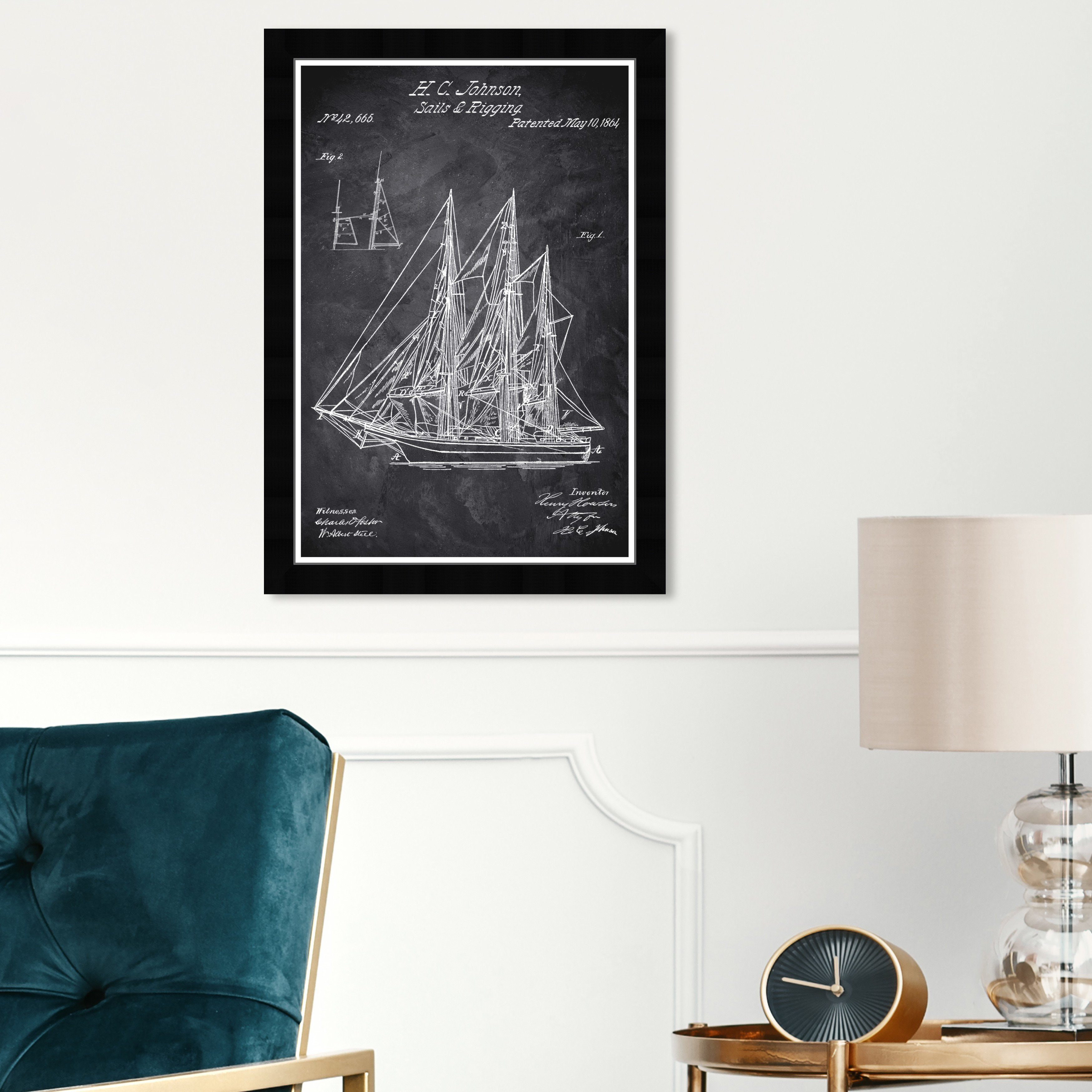 17 Stories Prints 'Nautical And Coastal Sail And Rigging 1864 ...