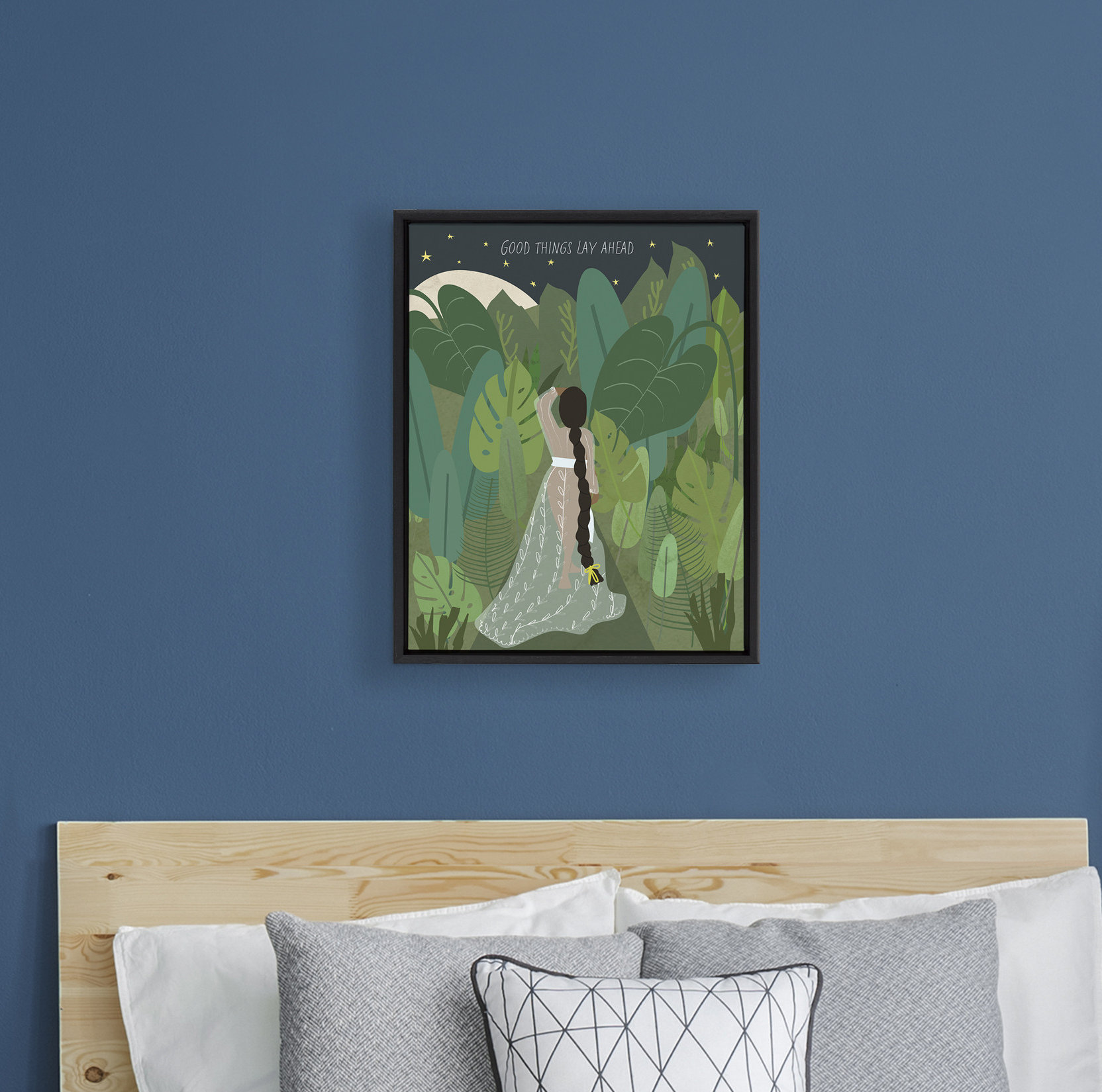 Bay Isle Home™ Sylvie Lady Of The Forest Framed Canvas By Queenbe ...