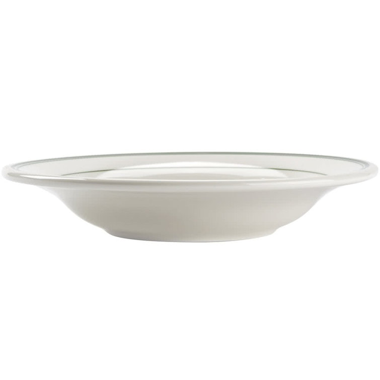 YancoMelamine Yanco GB-125 Green Band Pasta Bowl | Wayfair
