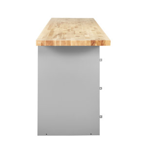 Shain Wood Top Workbench | Wayfair