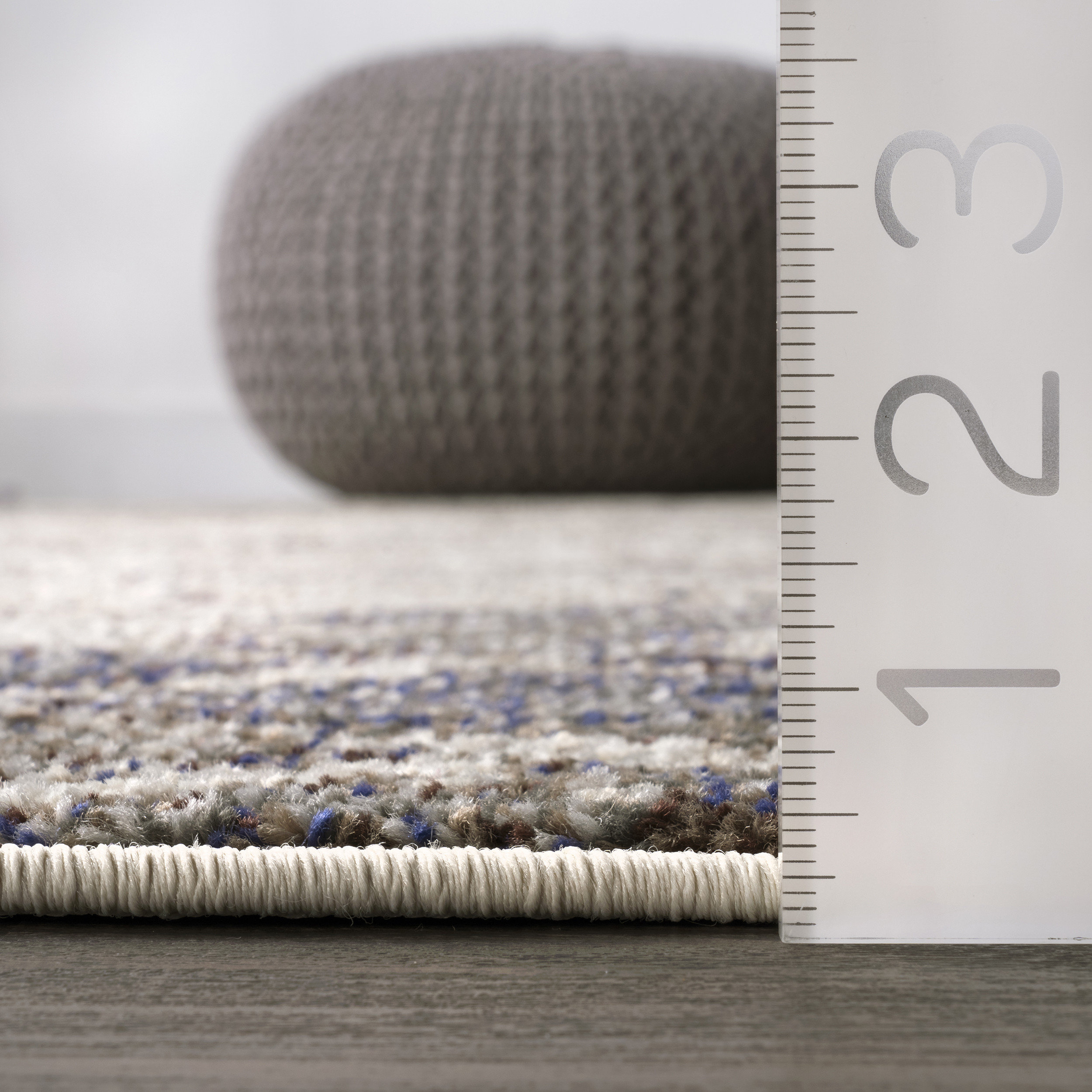 17 Stories Abstract Gray/Beige Area Rug | Wayfair