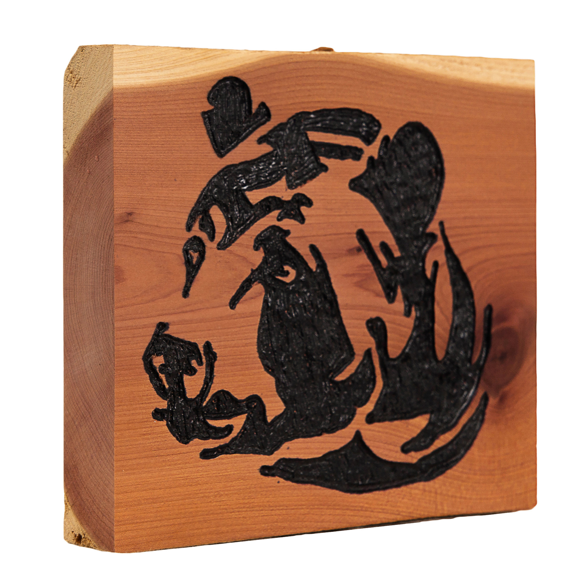 Selman's Handcrafted Turkey Calls Bear Shelf Sitter Plaque | Wayfair