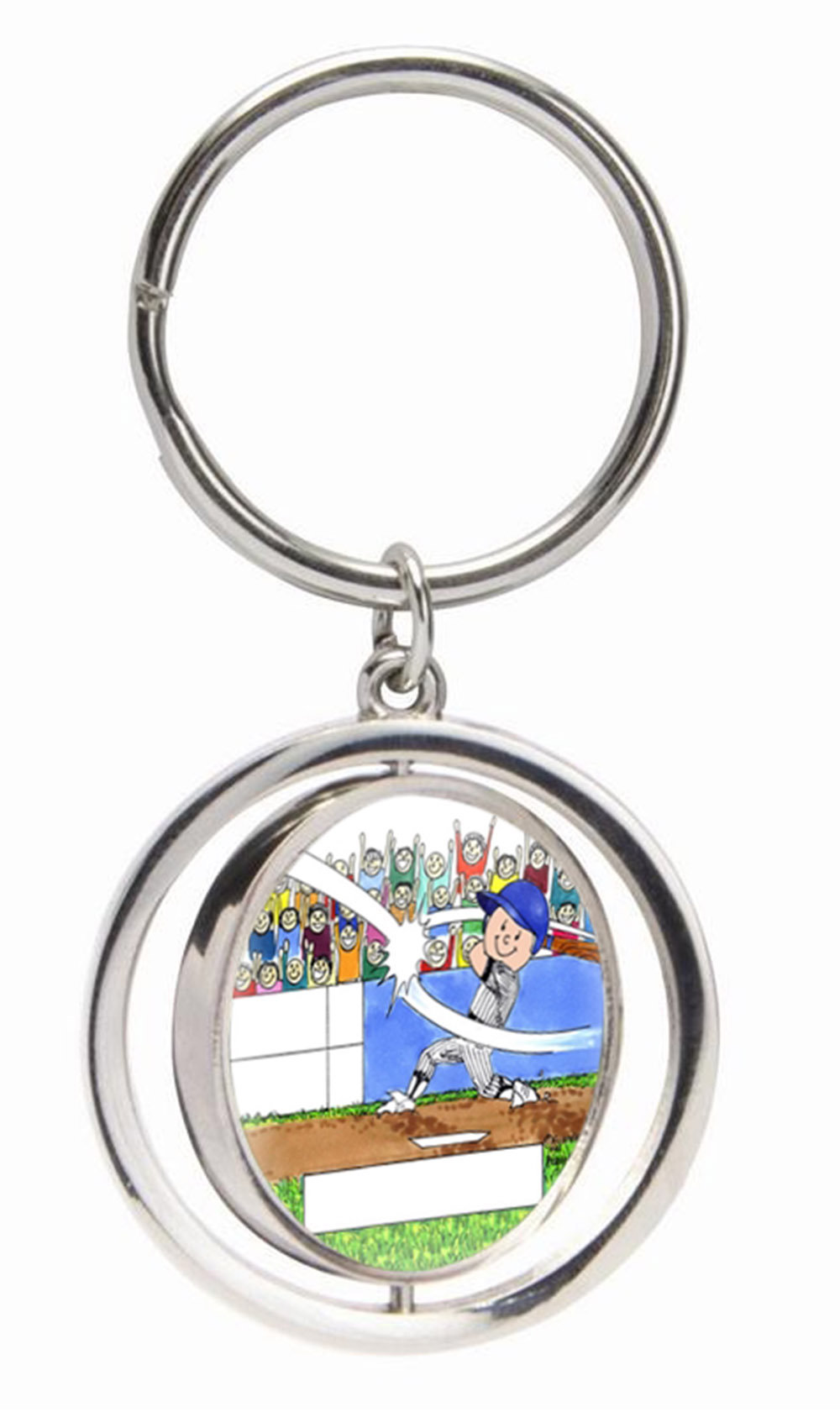Printed Perfection Personalized Baseball Player - Male Small Spinning ...