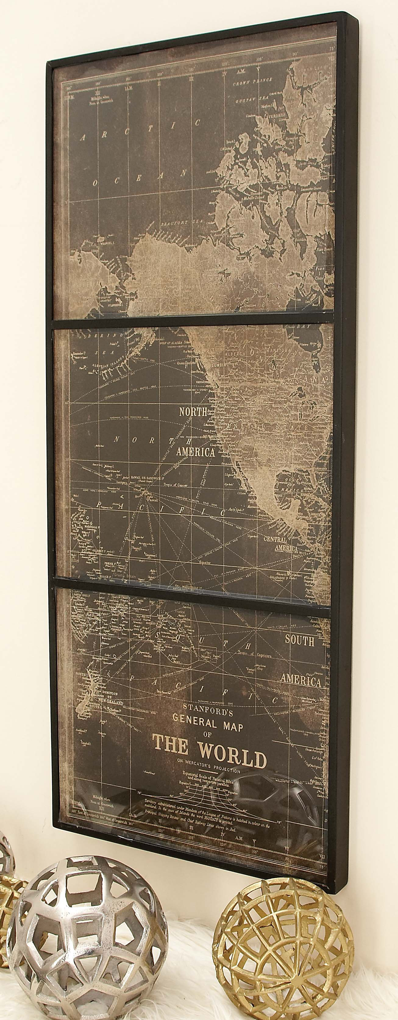Brayden Studio® World Map 3 Piece Graphic Art Plaque Set | Wayfair