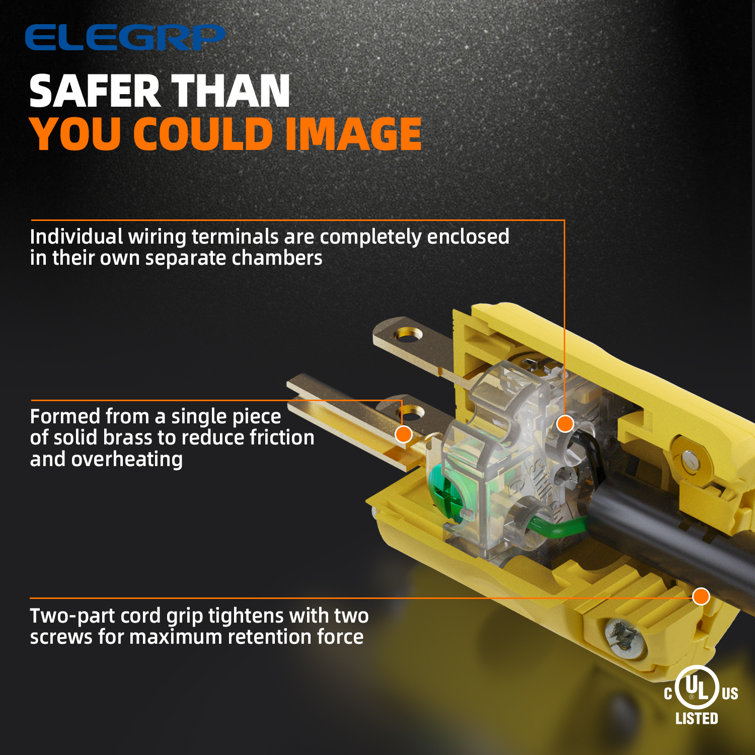 ELEGRP 15 Amps Tamper Resistant Socket | Wayfair