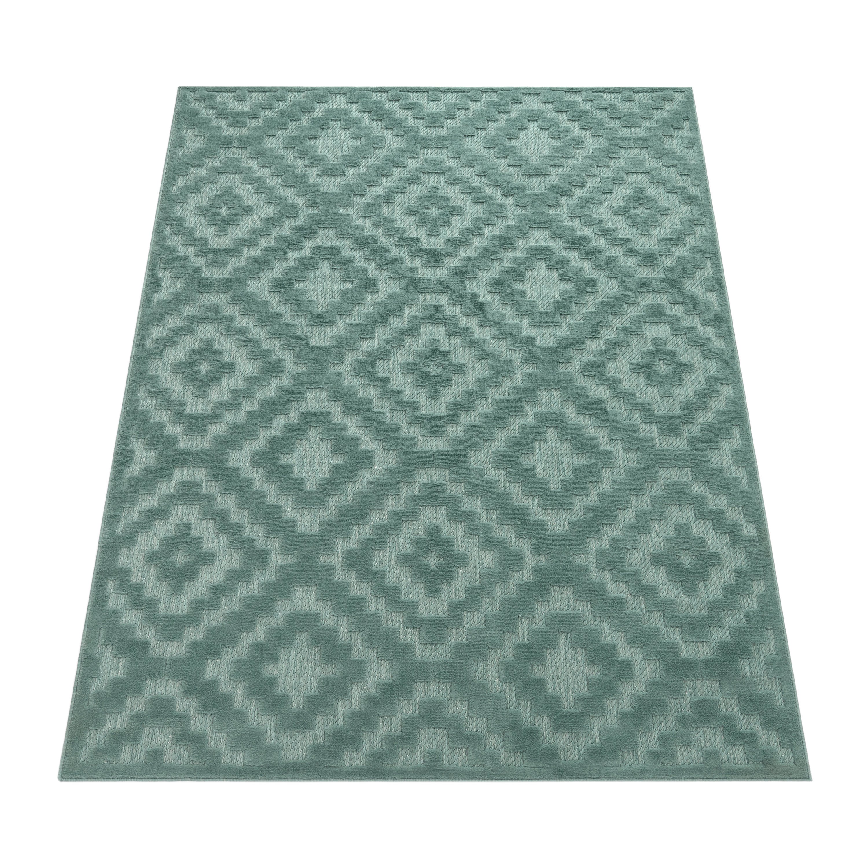 Union Rustic Jaimir Geometric Machine Woven Polypropylene Indoor ...