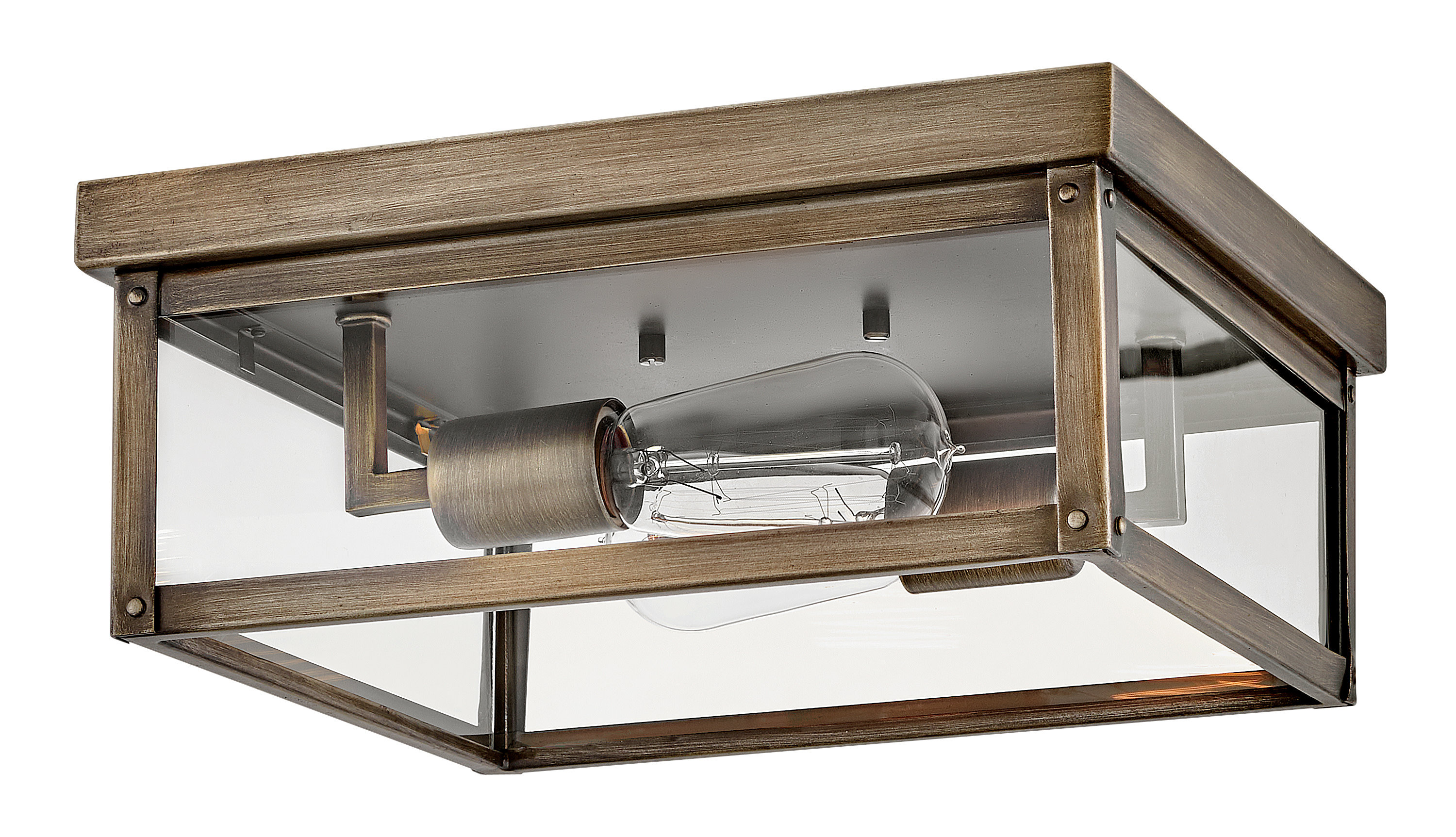 Hinkley Beckham 2 - Bulb Outdoor Flush Mount | Wayfair