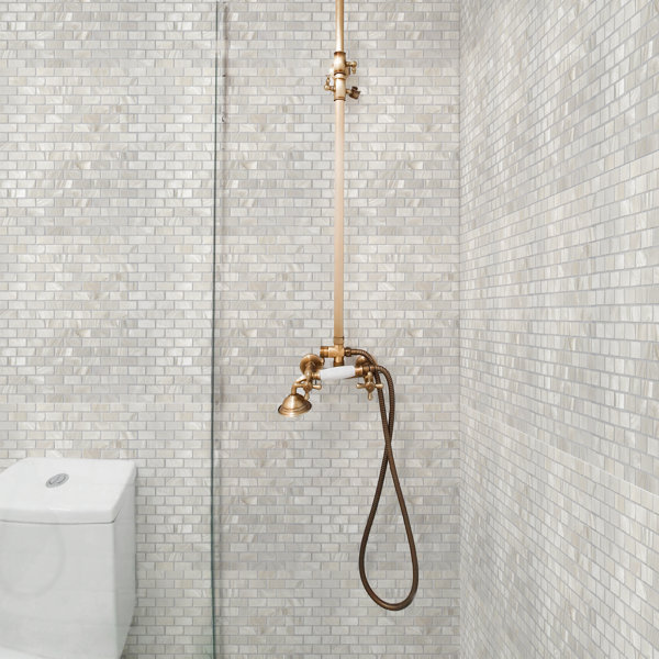 Art3d Seashell 12" x 12" Mosaic Subway Tile & Reviews - Wayfair Canada