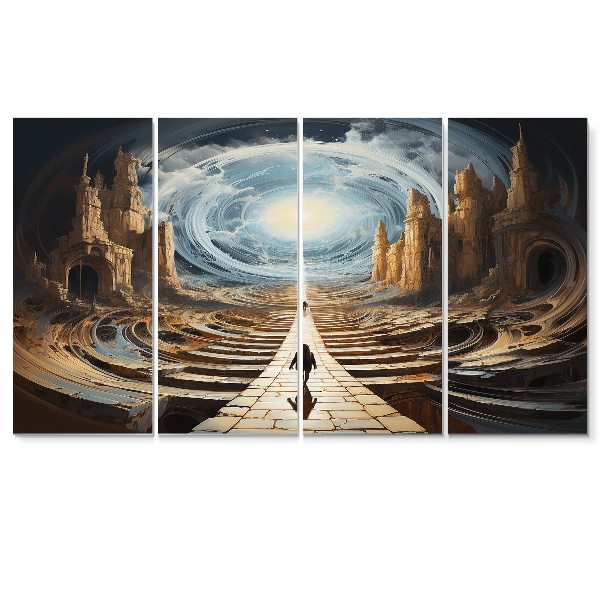 Ebern Designs Path Of The Ancients Towards Future Light - City Fantasy ...