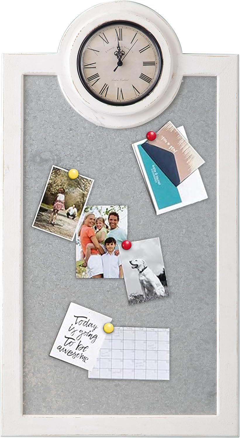 Inbox Zero Large Framed Magnetic Bulletin Board For Wall 25" X 14 ...