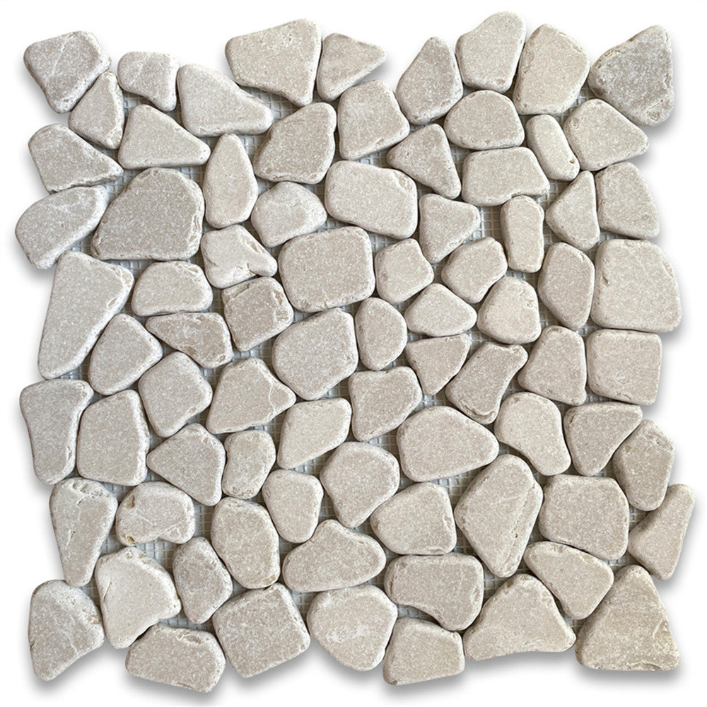 Marble Online 12 X 12 Natural Stone Pebble Subway Wall And Floor Tile
