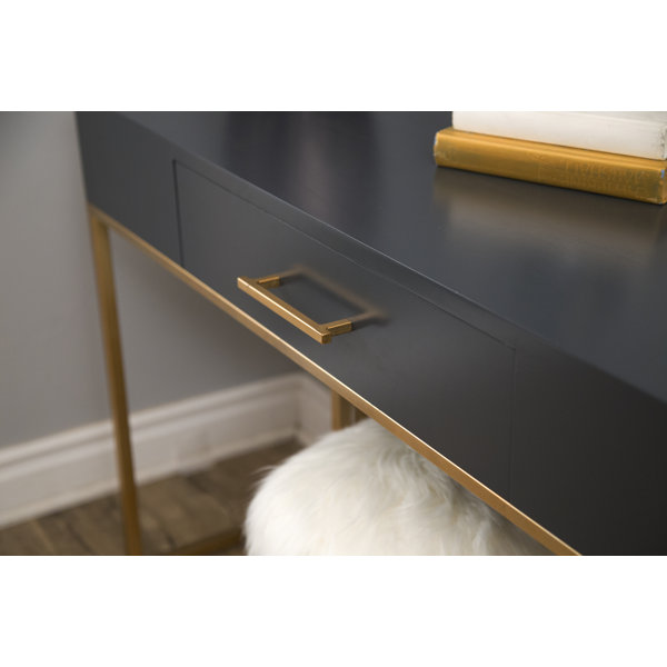 George Oliver Tyler-Jay Solid Wood Base Writing Desk & Reviews | Wayfair