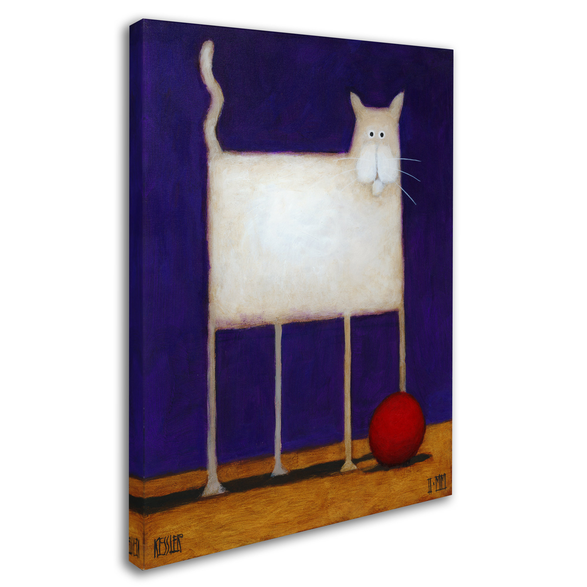 Trademark Art Daniel Patrick Kessler Trouble On Canvas by Daniel ...