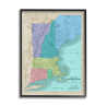 Ebern Designs Map Of Eastern States New England Border Lines | Wayfair