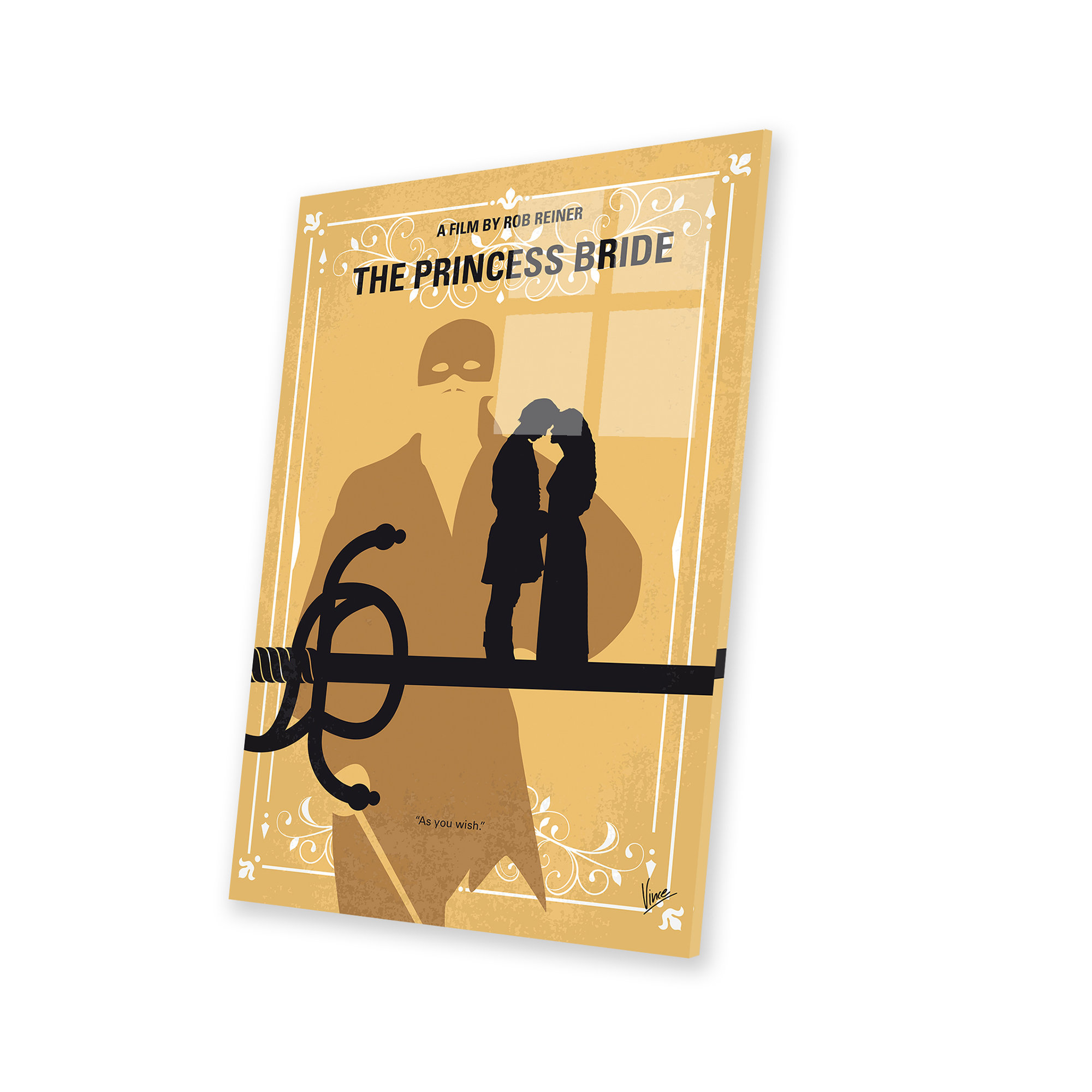 iCanvas The Princess Bride Minimal Movie Poster Print On Acrylic Glass ...