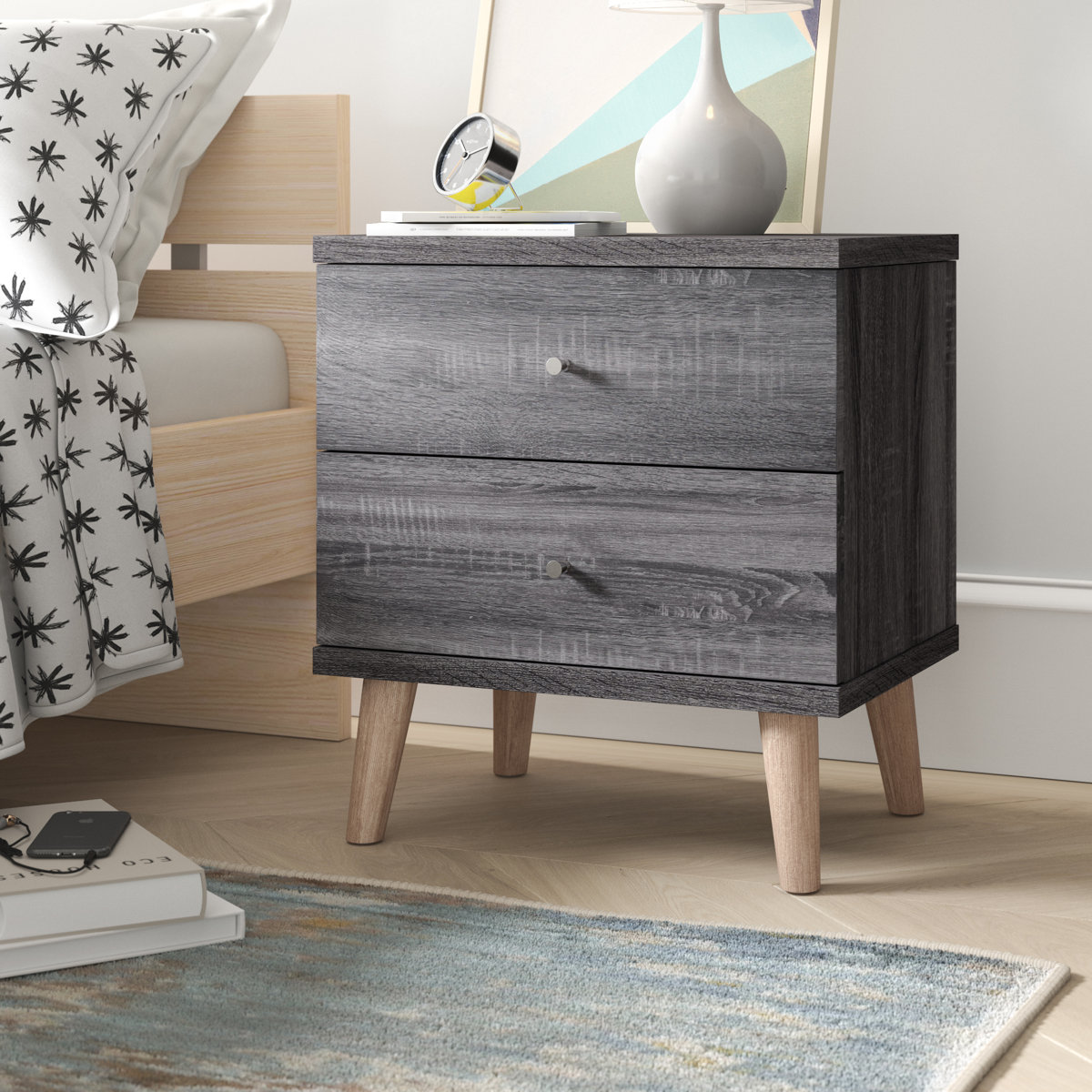 Etta Avenue™ Teen Abril 2 - Drawer Nightstand & Reviews | Wayfair