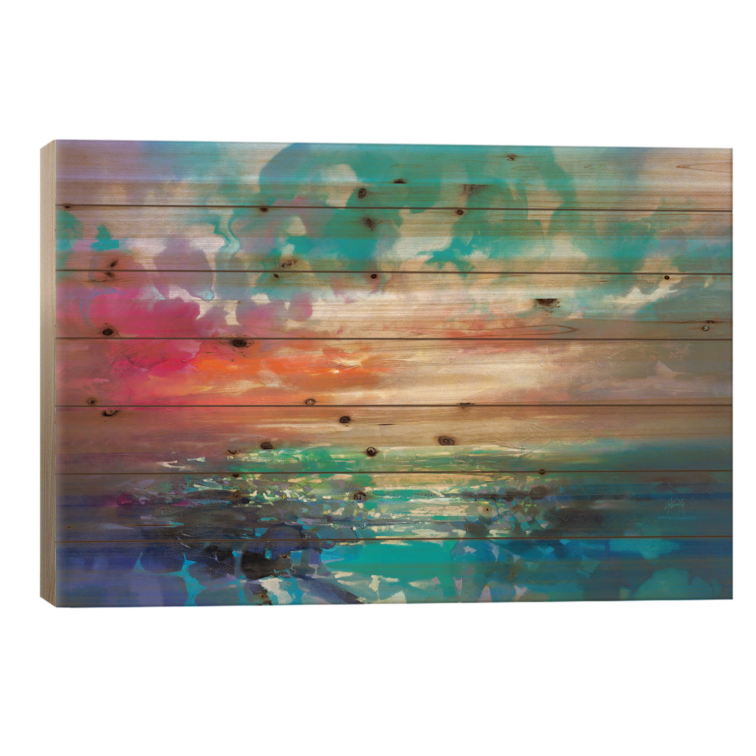 Ivy Bronx Knutsford Skye Color Spectrum On Wood by Scott Naismith Print ...