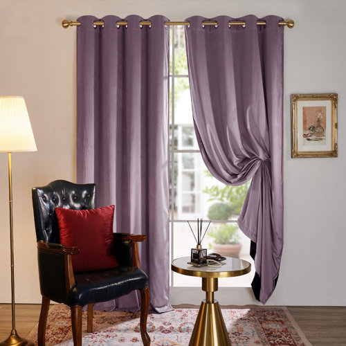 Mercer41 Trenady Polyester Blackout Curtain Pair | Wayfair