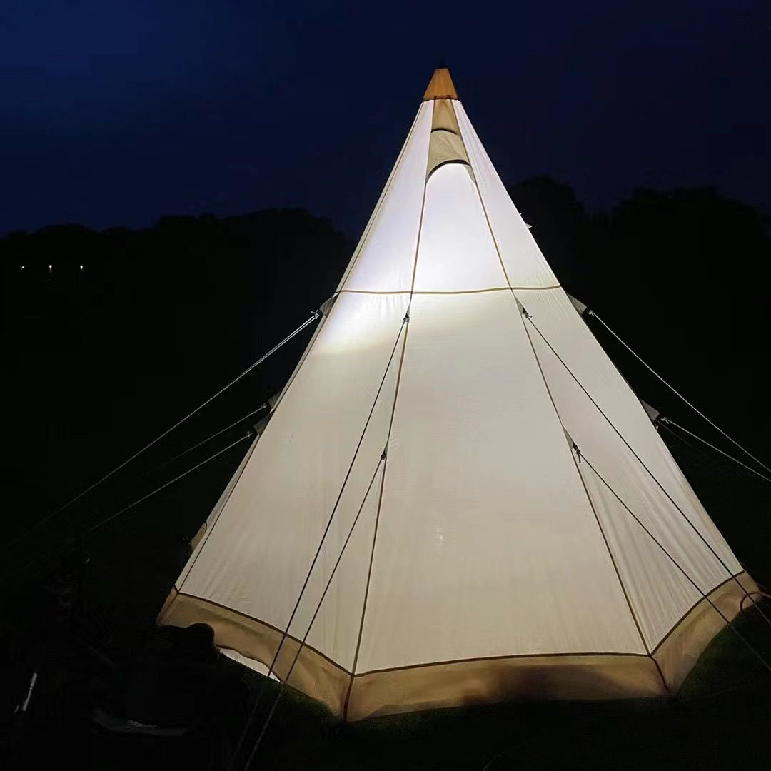 Heimo 9.85Ft Four Season Deluxe Camping Canvas Yurt Tent With Aluminum ...