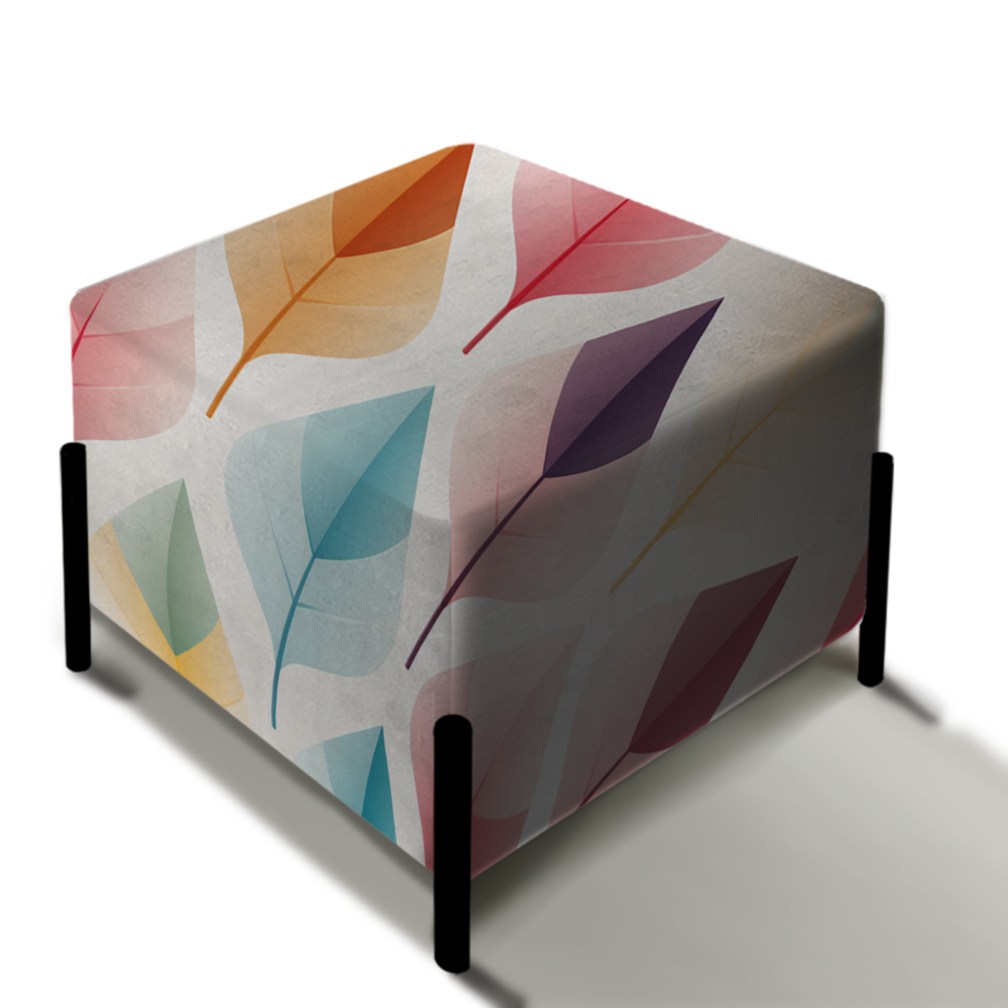 Design Art Pastel Scandinavian Geometric Shapes IV - Geometric Square ...