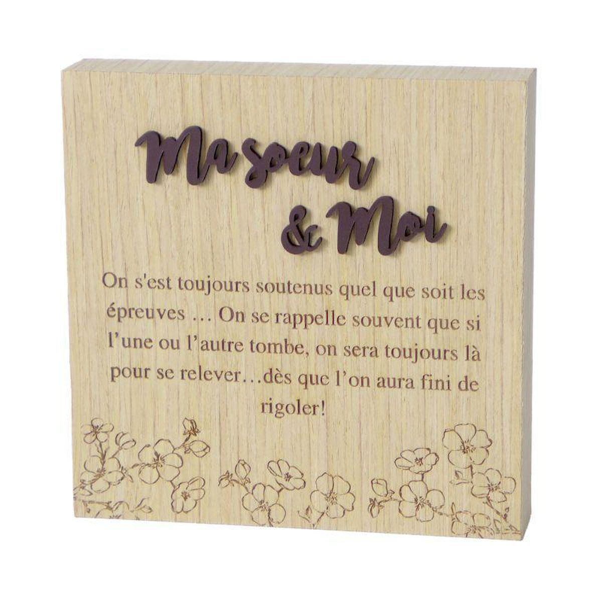 Trinx Ma Soeur & Moi Block Sign - Wayfair Canada