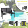 Wade Logan® Arantxa 4 Piece Complete Patio Set & Reviews | Wayfair