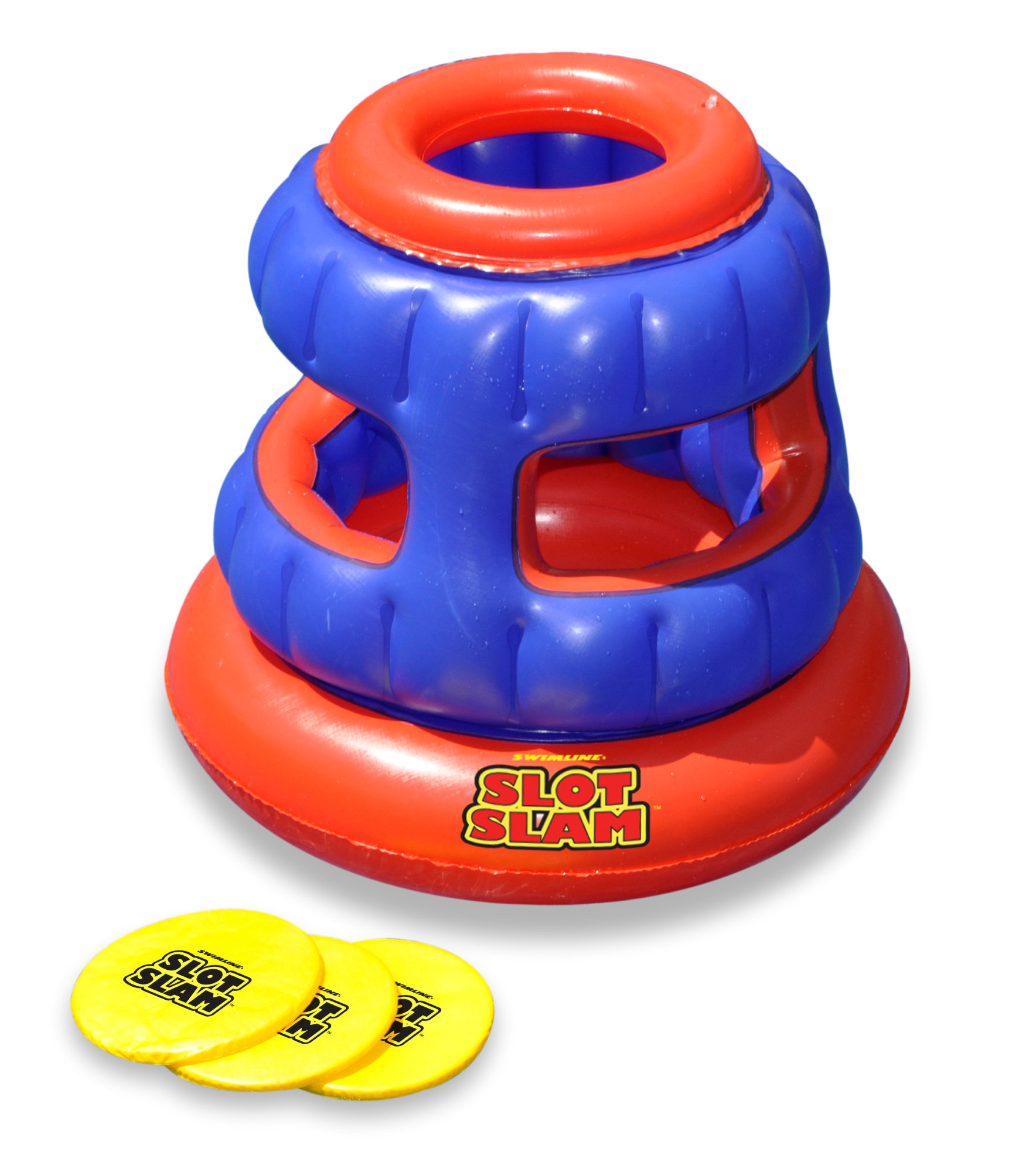 Pool Central Inflatable Slot Slam Disc Toss Swimming Pool Game - 28.5 ...