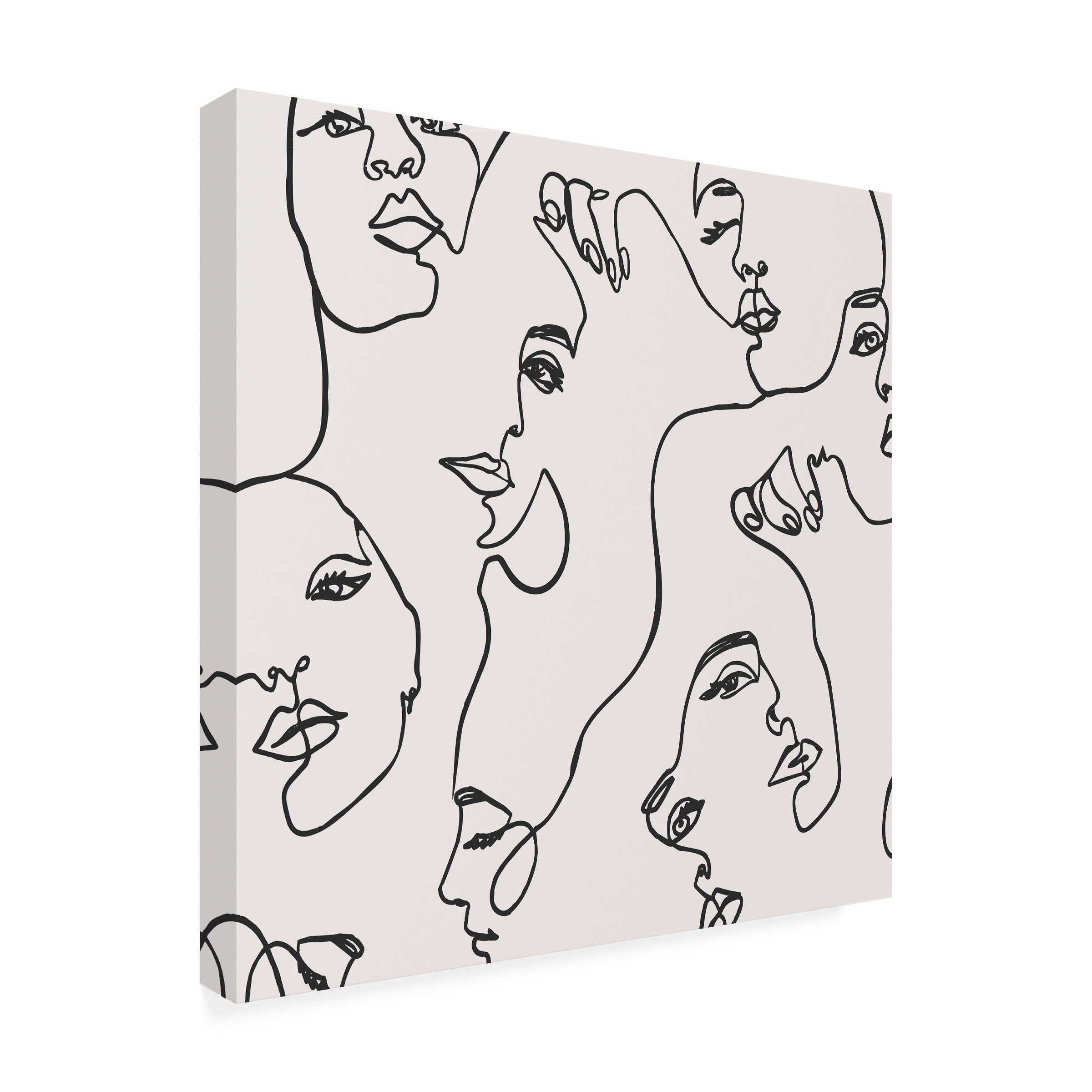 Wrought Studio™ Krystof Incado Many Faces Canvas Art | Wayfair