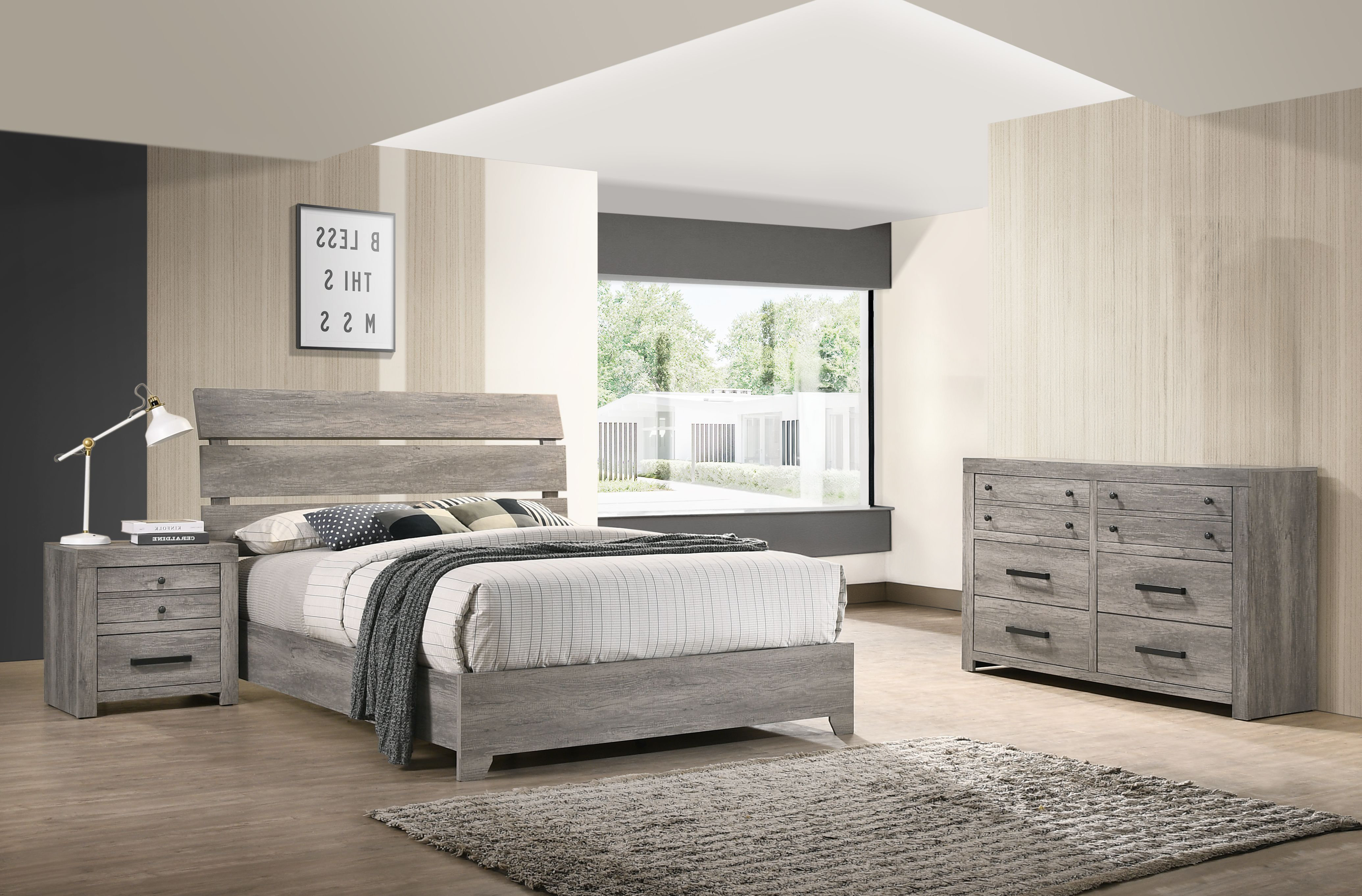 Millwood Pines 3-2_Damian Platform Bedroom Set | Wayfair