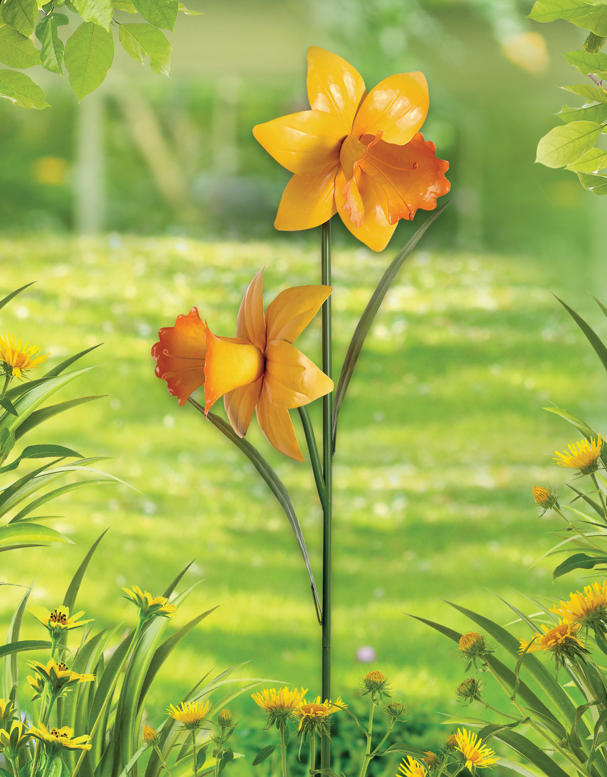 August Grove® Sabite Daffodil Garden Stake | Wayfair