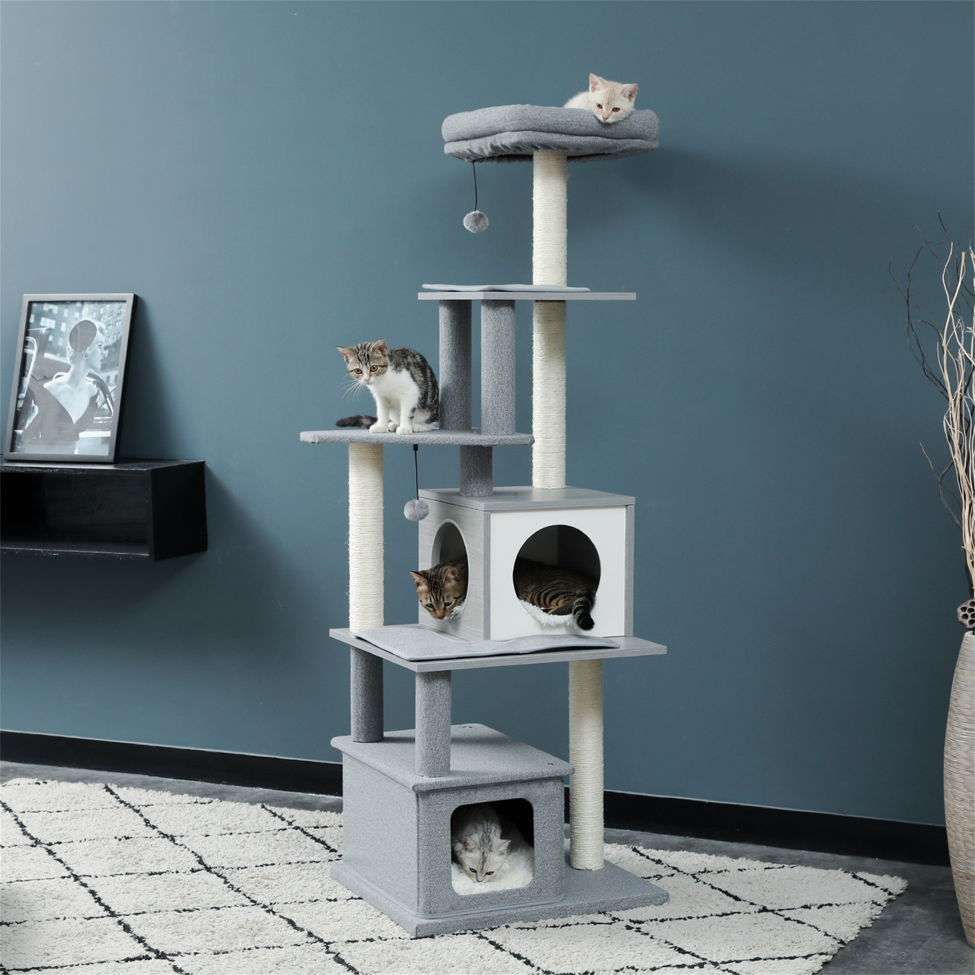 Tucker Murphy Pet™ Depuy 61.8'' H Cat Tree & Reviews | Wayfair