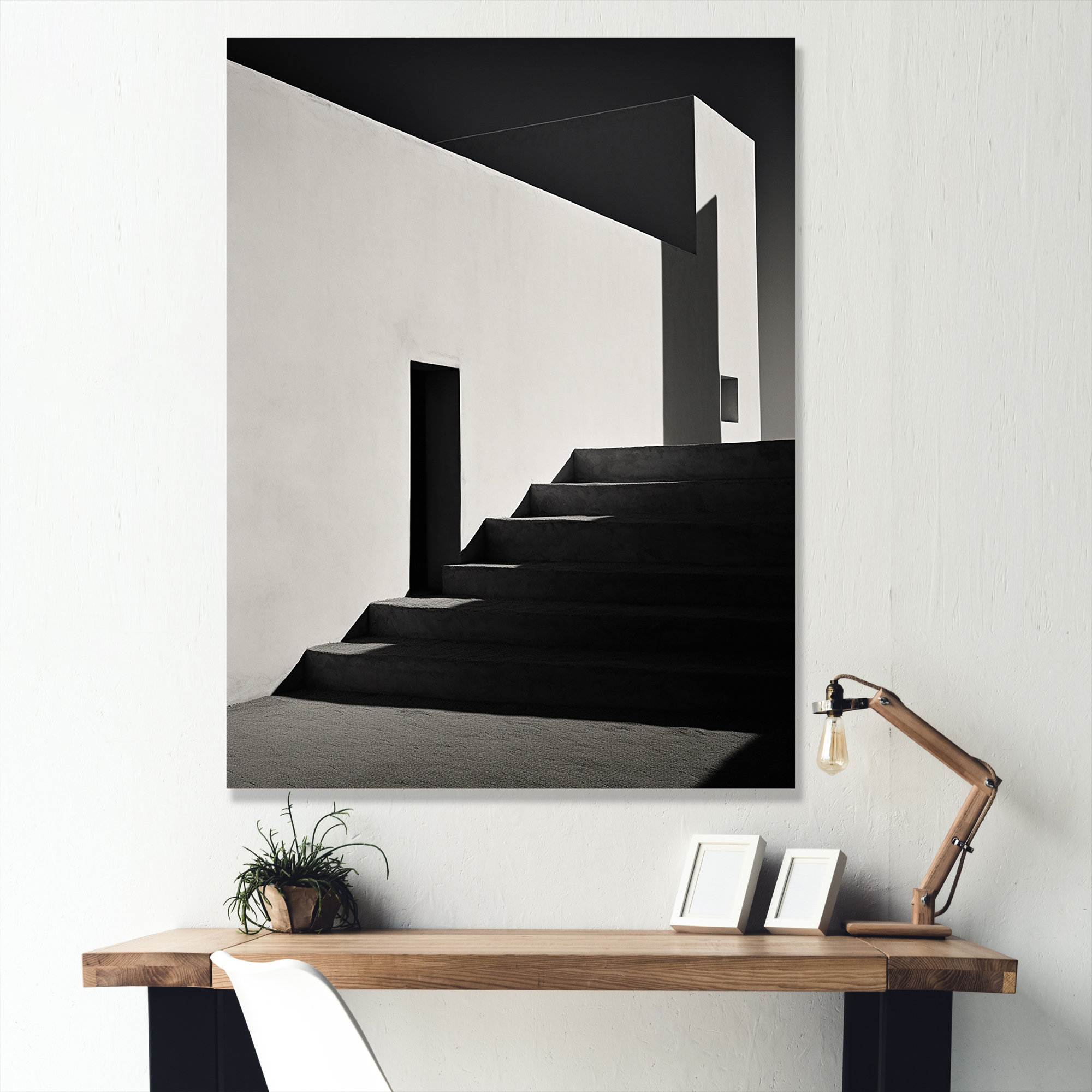 Ebern Designs Pure Serenity Minimalism Scenery I - Power Plants Wall ...