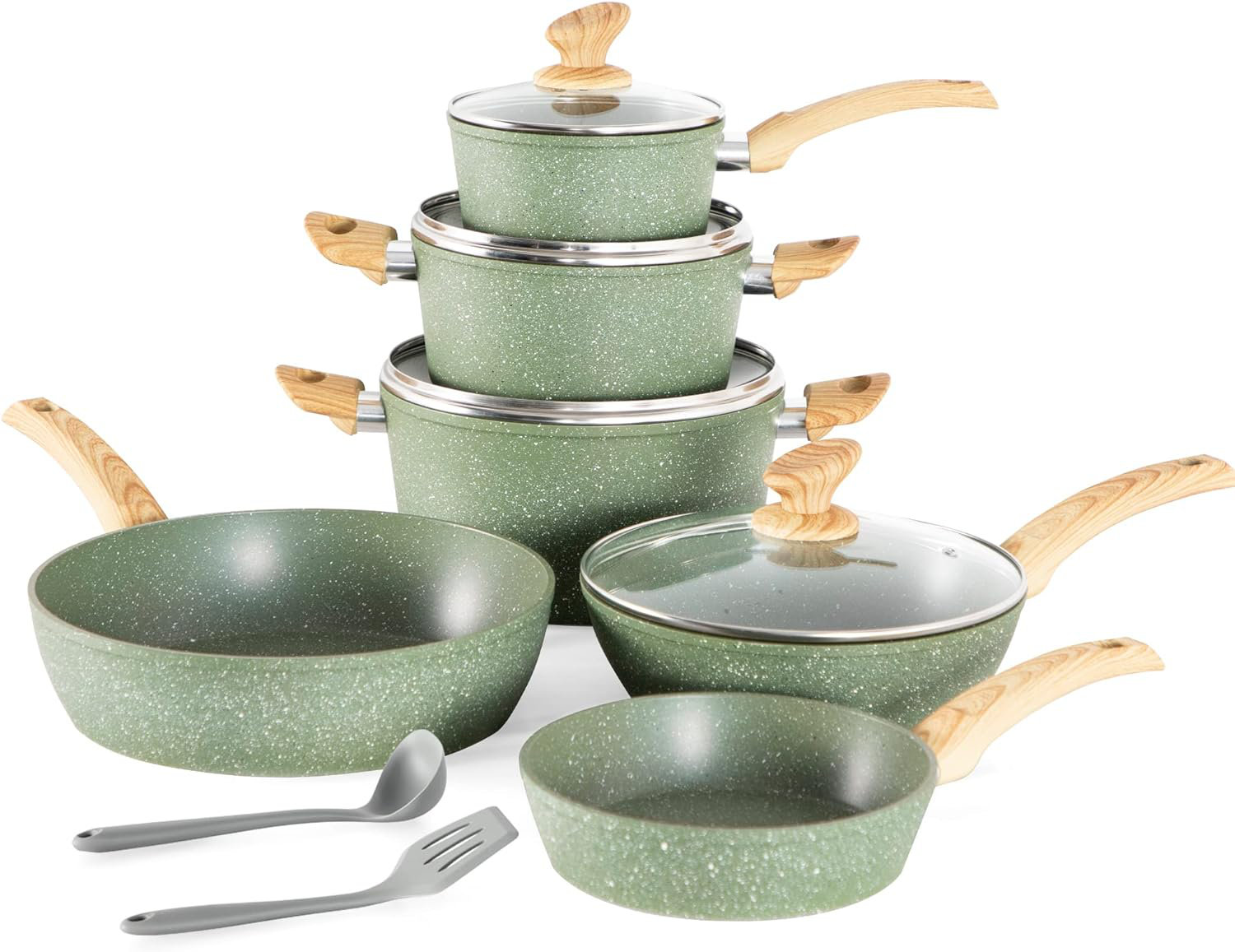 CG INTERNATIONAL TRADING 12 - Piece Aluminum Cookware Set | Wayfair