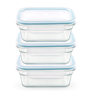 Glasslock Glass Food Storage Container - Set of 3 & Reviews | Wayfair