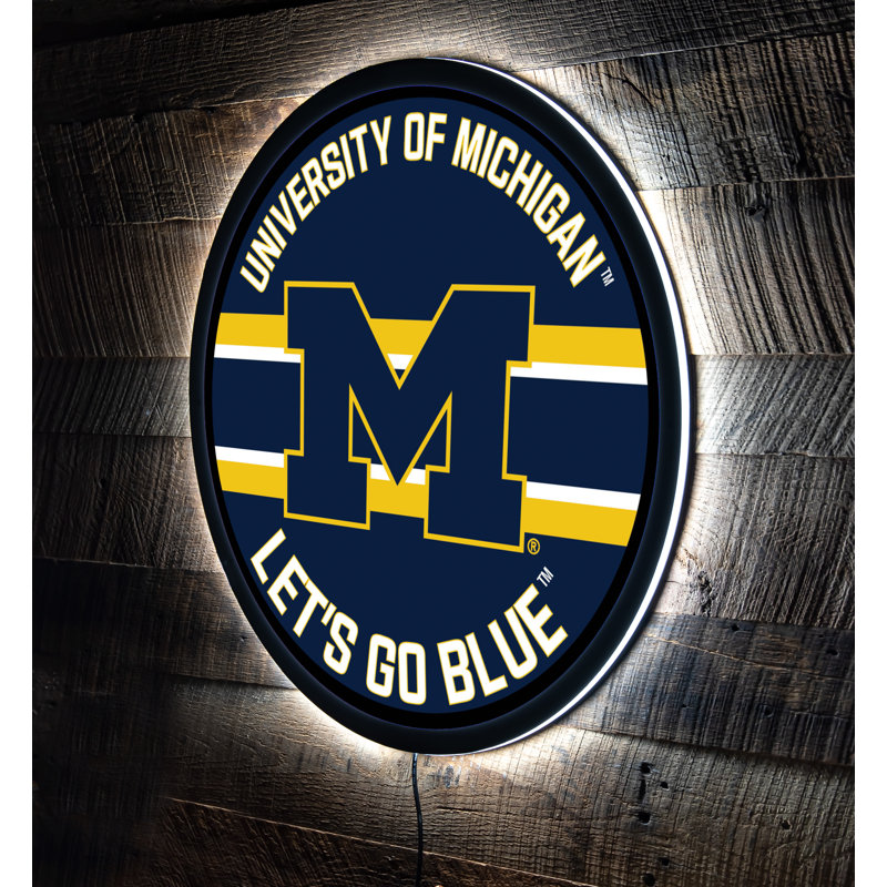 Evergreen Enterprises, Inc University of Michigan LED Wall Lighted Sign ...