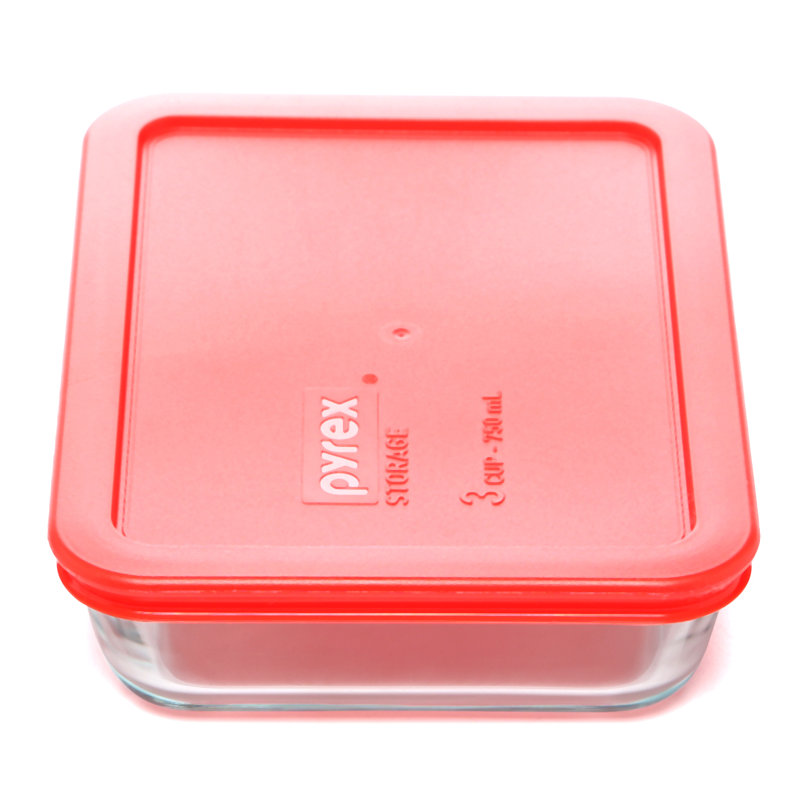 Pyrex Storage Plus Rectangle Dish 3 Cup Food Storage Container ...