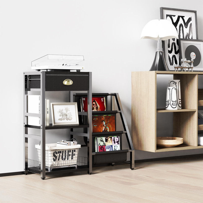 Ebern Designs Record Player Audio Rack | Wayfair