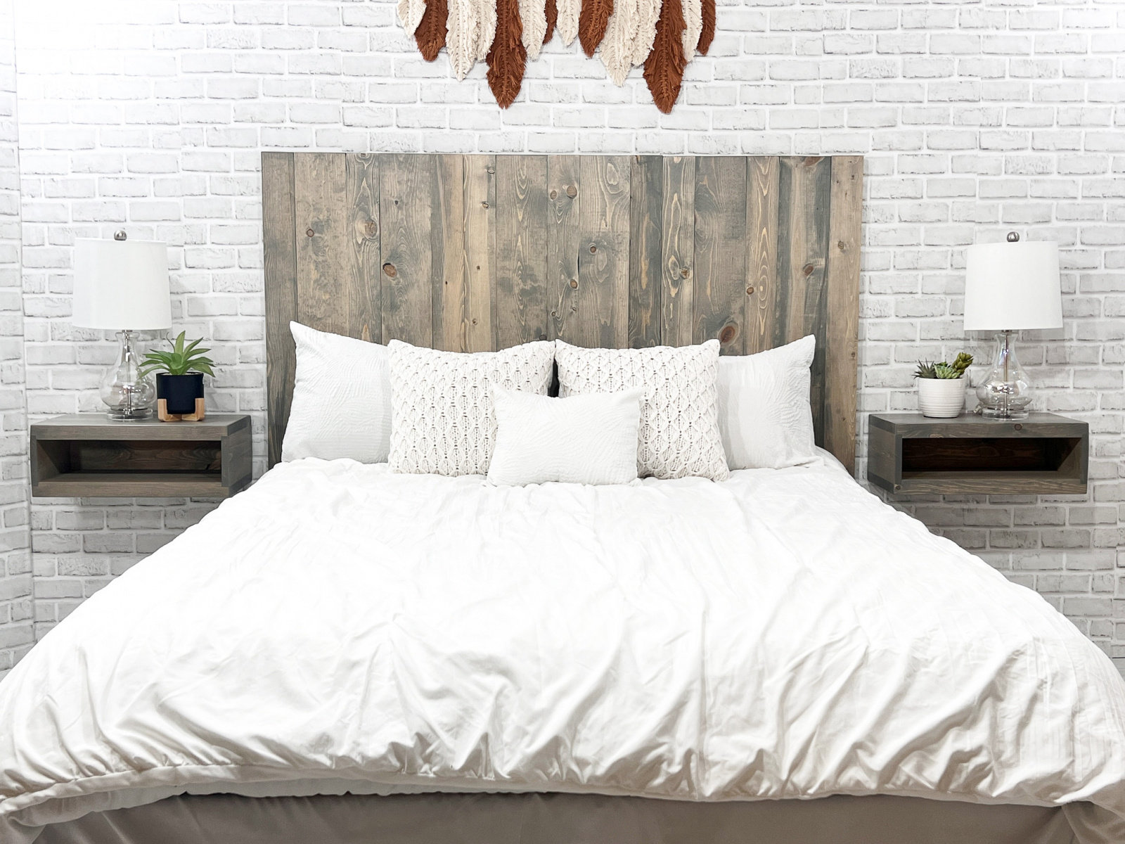 Loon Peak Eurielle Solid Wood Headboard | Wayfair